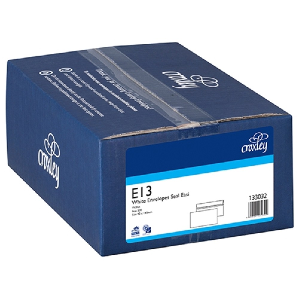 Standard Envelopes : CROXLEY ENVELOPE E13 SEAL EASI FSC MIX ...