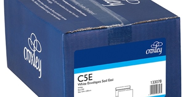 Standard Envelopes : CROXLEY ENVELOPE C5E SEAL EASI FSC MIX ...