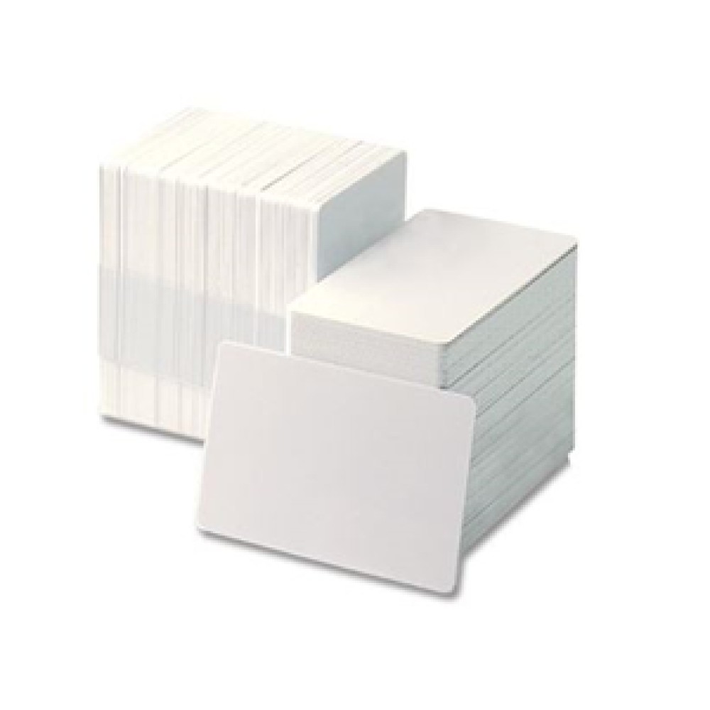 Zebra Single Side USB Card Printer Box of 500 White PVC ...
