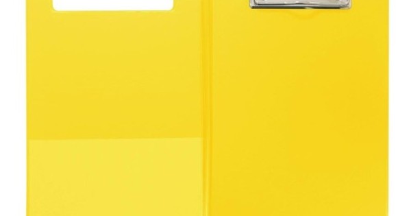 OSC Clipboard PVC Double A5 Yellow