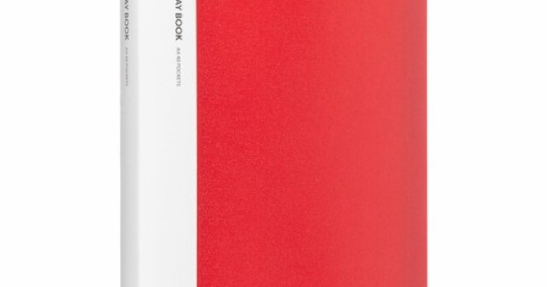 Display Book A4 with Insert Spine 40 Pocket Red